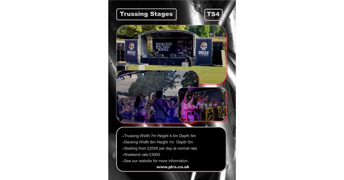 TS4 Stage | Event-Rent.co.uk